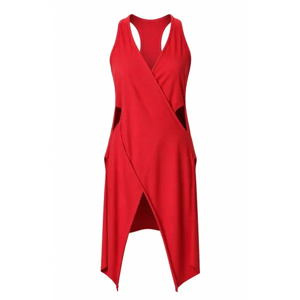 YOGI8APPAREL Fire Crossed V-neck Top