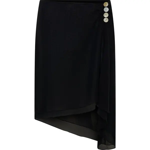 VACAY SWIMWEAR Aurelia Skirt - Black