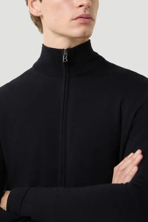 Bogner Knit Jacket Oscar - Navy Blue