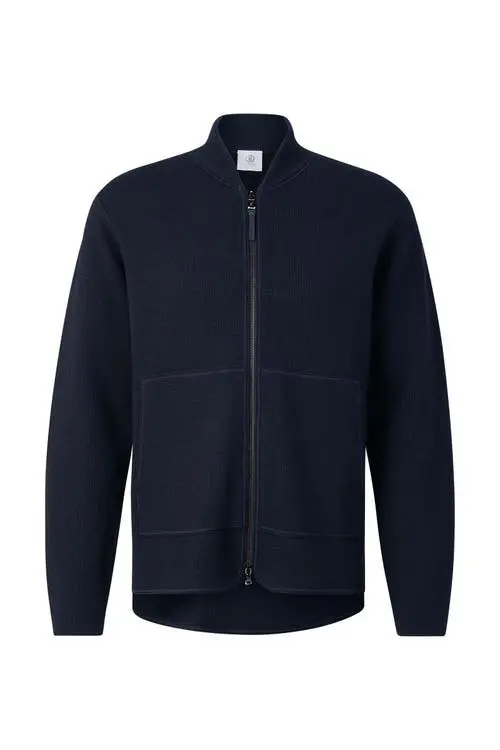 Bogner Virgin Wool Cardigan Everest - Navy Blue
