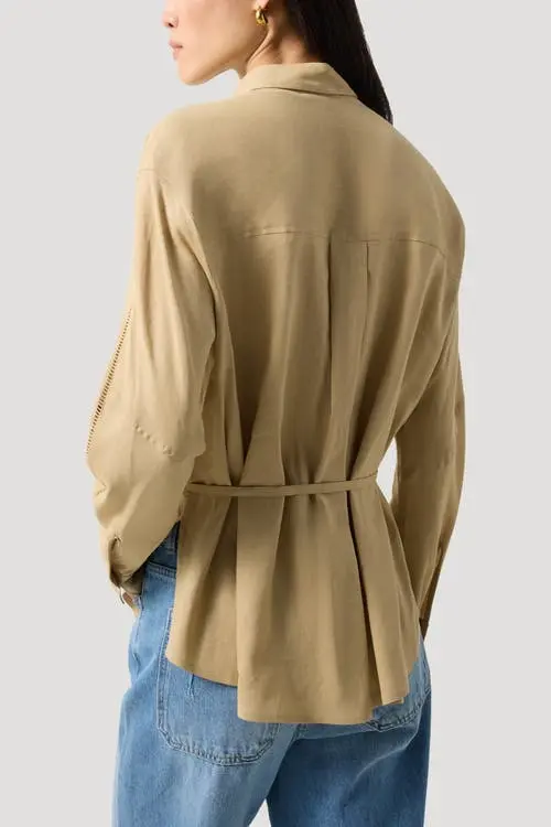 Bogner Catrina Linen Blend Blouse