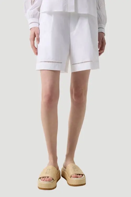 Bogner Sunny Cotton Shorts - White