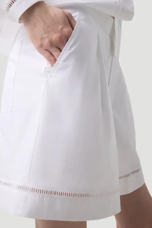 Bogner Sunny Cotton Shorts - White
