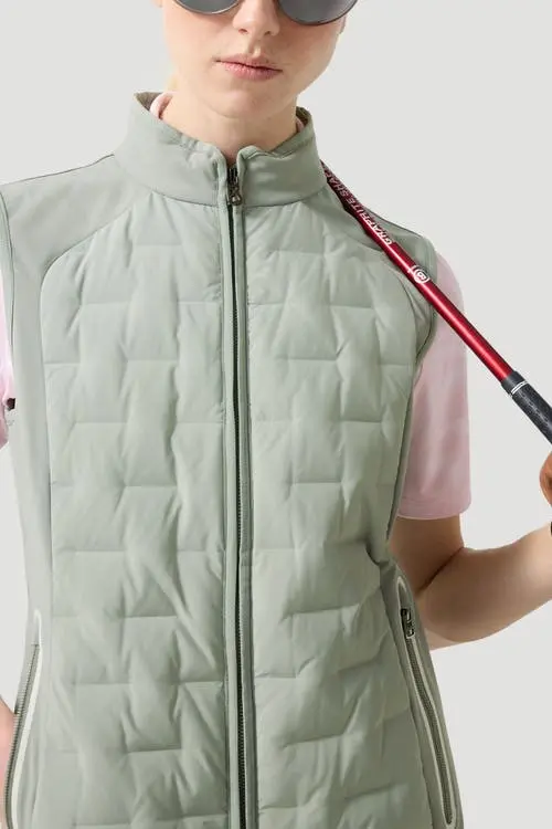 Bogner Lina Hybrid Vest - Eucalyptus