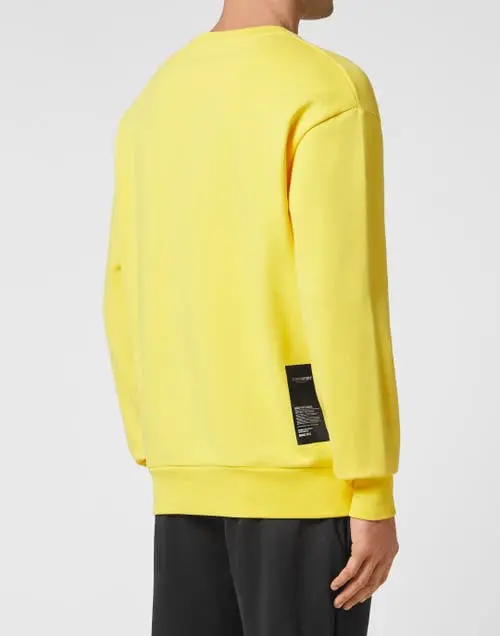 PLEIN SPORT Longsleeve Sweatshirt Tiger - Yellow