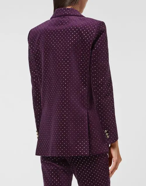 Philipp Plein Blazer Fit With Crystals