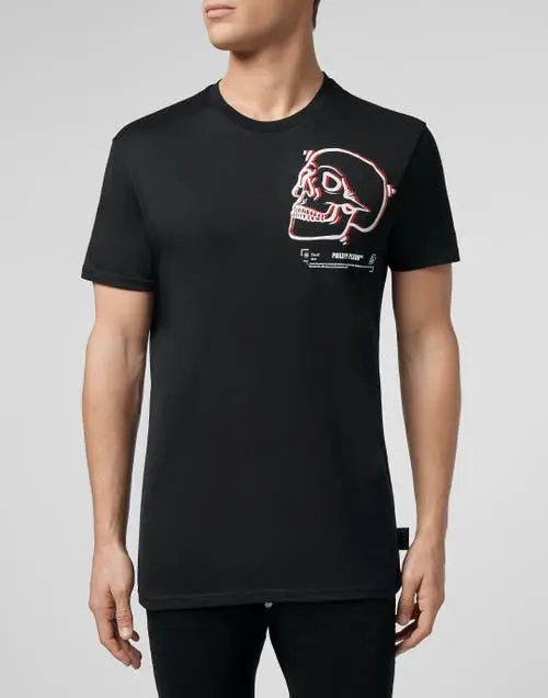 Philipp Plein T-shirt Round Neck Ss Skull