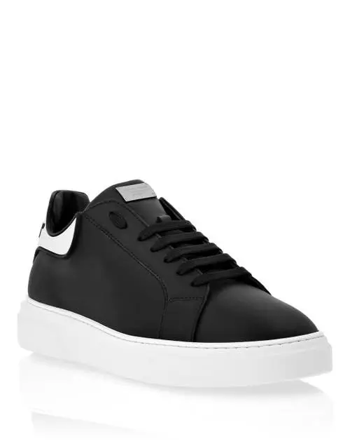 Philipp Plein Leather Runner Big Bang Skull
