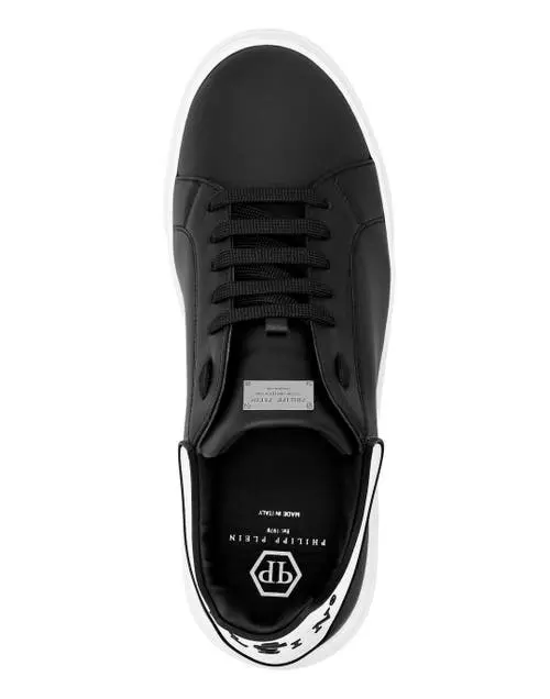 Philipp Plein Leather Runner Big Bang Skull