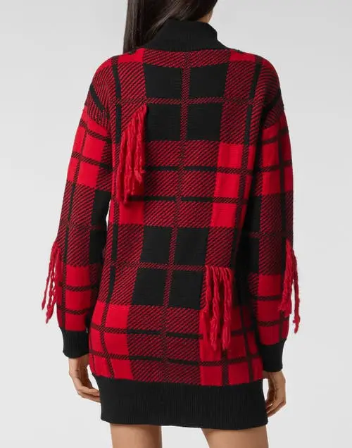 Philipp Plein Pullover Round Neck Ss Tartan