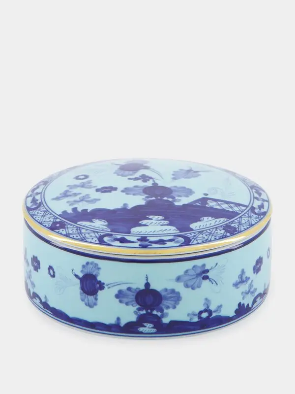 GINORI 1735 Oriente Italiano Iris Trinket Box