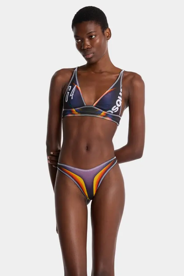 Dsquared2 Ski Leaf Thong - Fantasy