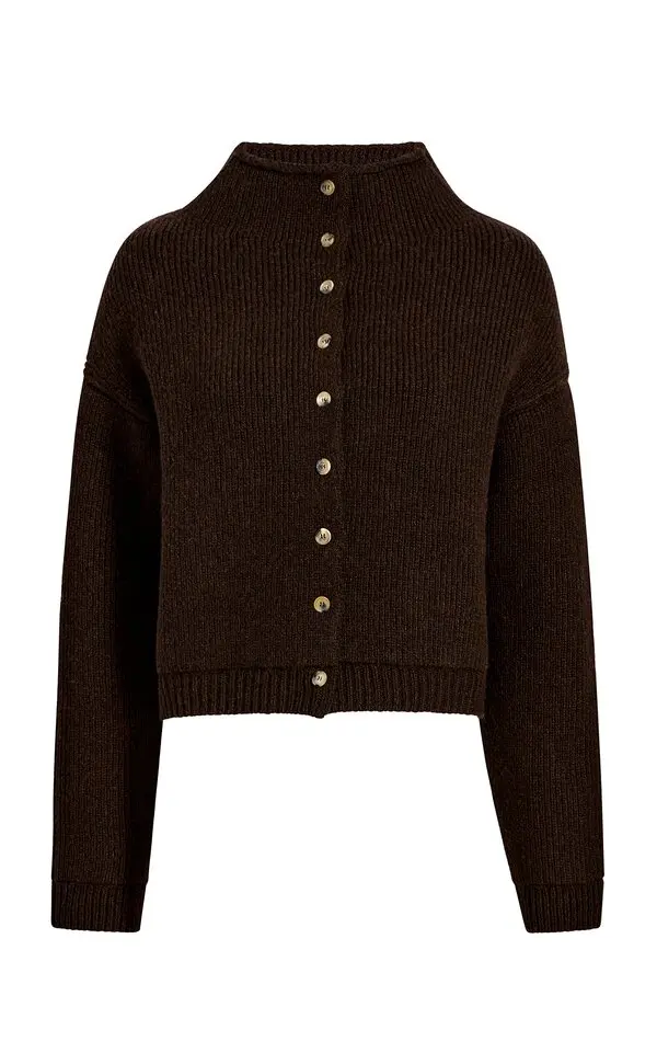 Khaite Marjorie Cashmere Cardigan - Bronze