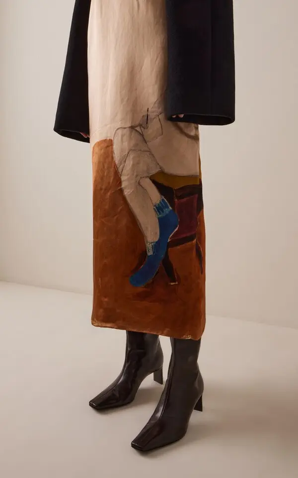 Khaite One Knee-high Leather Boots