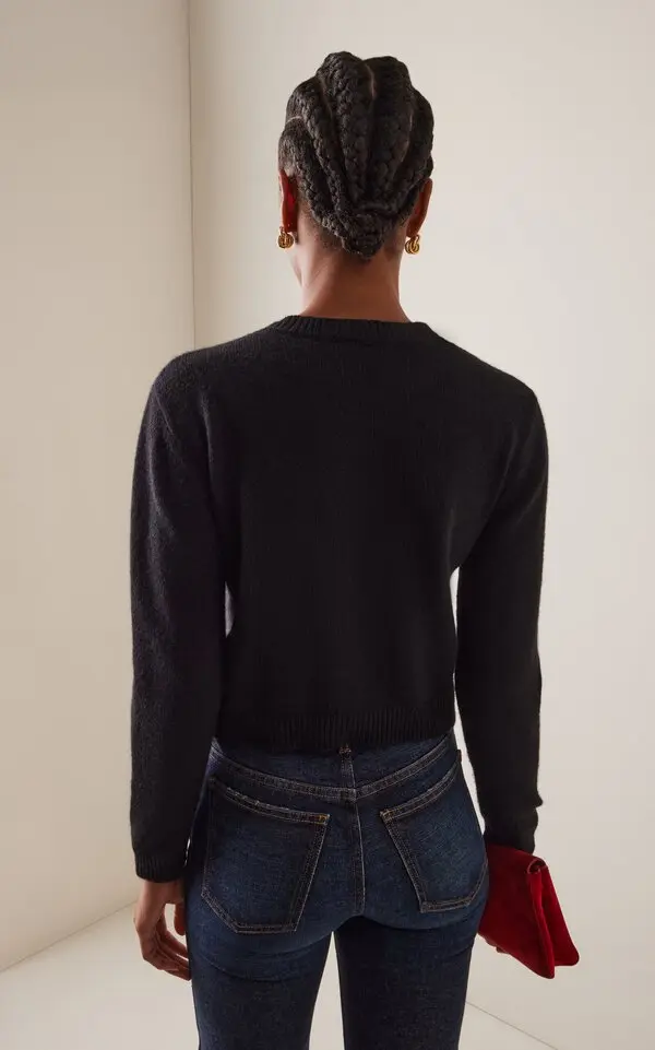 MARKARIAN Romy Sequined Cashmere Sweater