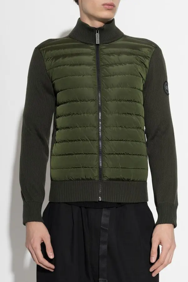 Canada Goose Cardigan With Quilted Front ‘hybridge