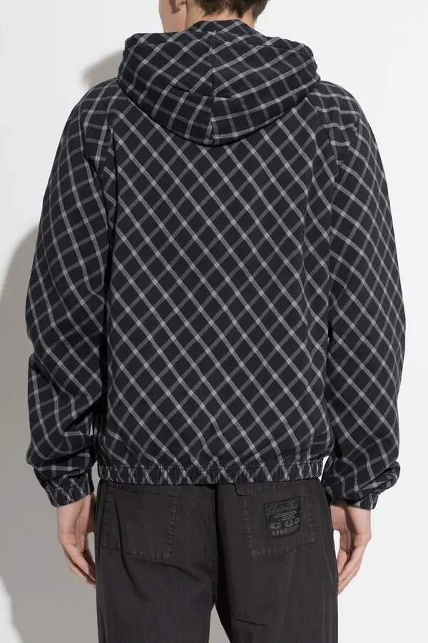 UMBRO Plaid Pattern Sweatshirt