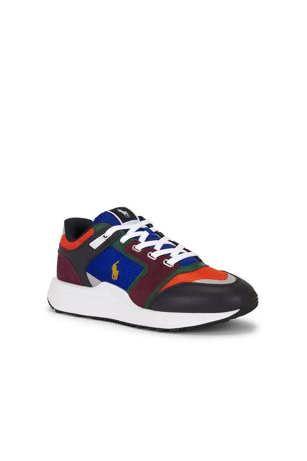 Polo Ralph Lauren Train 89 V2 Leather &amp; Suede Low Top Sneaker