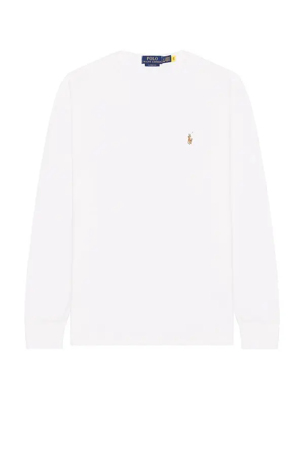 Polo Ralph Lauren Soft Touch Long Sleeve T-shirt - White