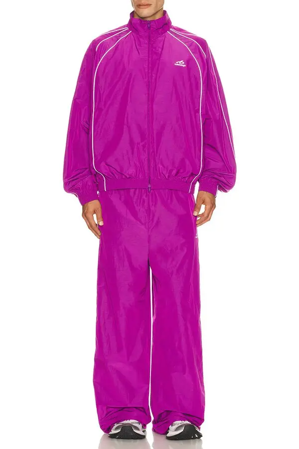 Balenciaga Tracksuit Pant In Purple