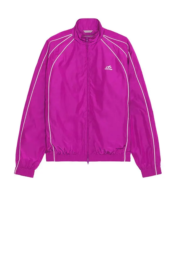 Balenciaga Tracksuit Jacket In Purple