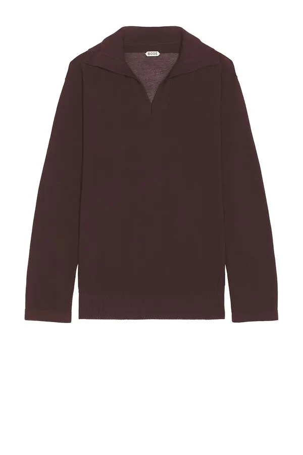 BODE Boxy Polo Long Sleeve
