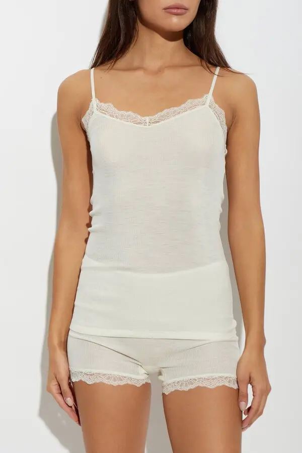 Hanro Lingerie Top From The ‘woolen Lace’ Collection