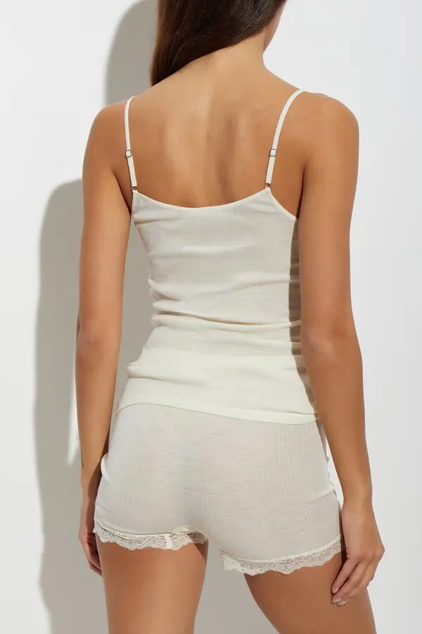 Hanro Lingerie Top From The ‘woolen Lace’ Collection