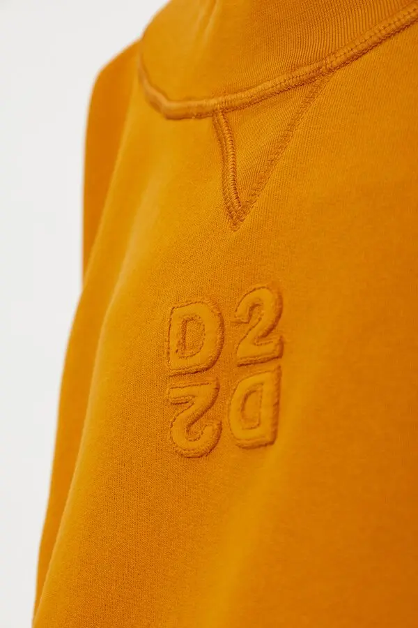 Dsquared2 Cotton Sweatshirt With Embroidered Logo