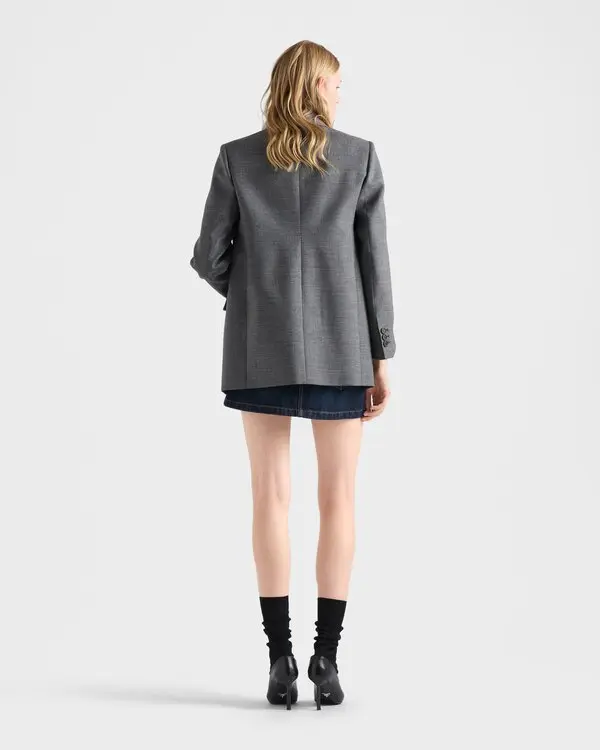 Prada Denim Miniskirt - Navy