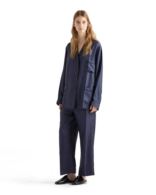 Prada Silk Twill Pajamas