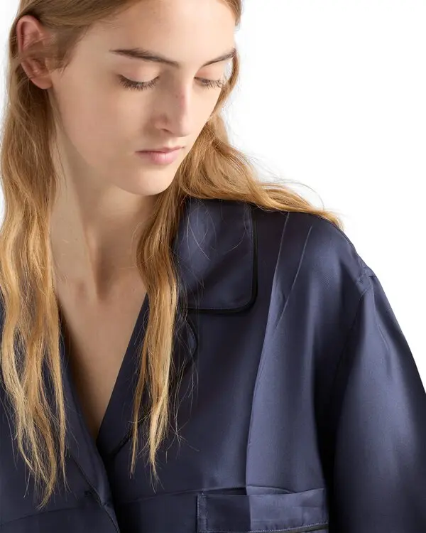 Prada Silk Twill Pajamas