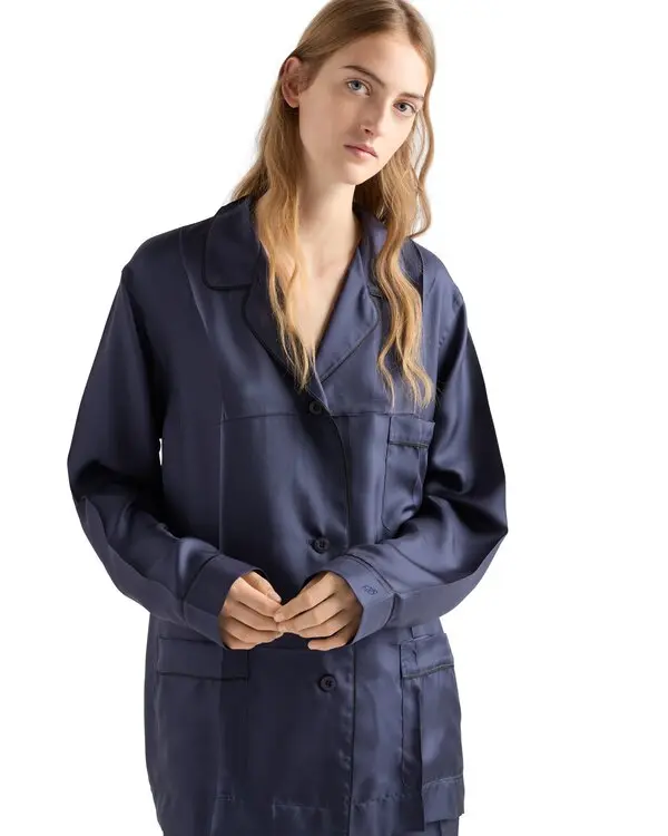 Prada Silk Twill Pajamas