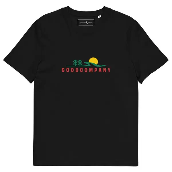 ANCHOR & CREW Good Company Supply Organic Cotton T-shirt - Black
