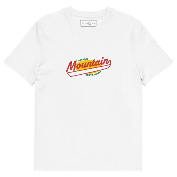 ANCHOR & CREW Original Mountain Supply Organic Cotton T-shirt - White