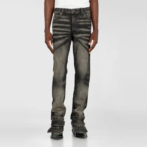 DIESEL® Slim Jeans Regular Waist D-ghetvyl, /dark Grey, Button Fly - Black