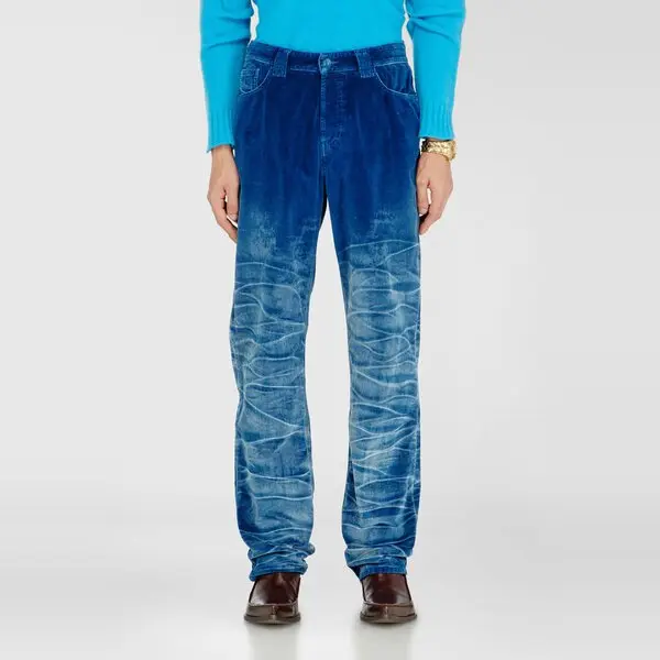DIESEL® Regular Jeans High Waist 1991 D-voeed, Dark Button Fly - Blue