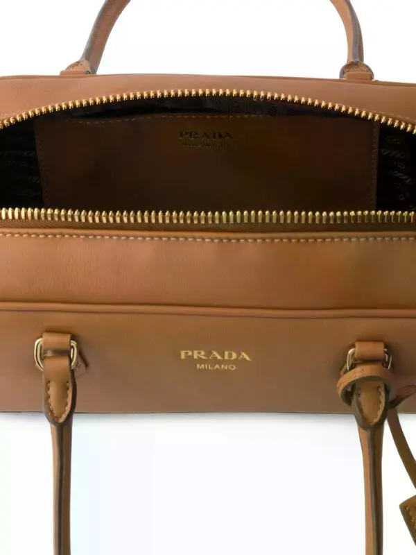 Prada Medium Leather Top-handle Bag