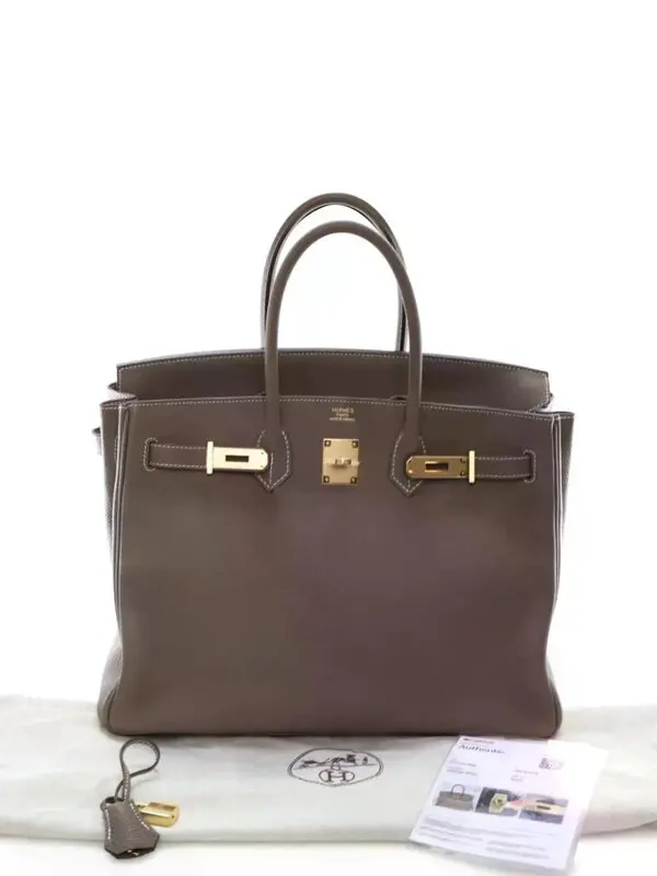 Hermès 2017 Togo Birkin Retourne 35 Handbag
