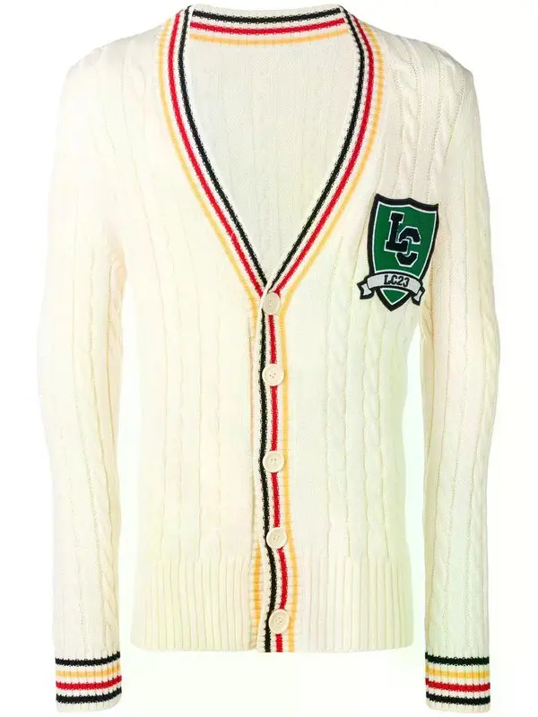 LC23 Varsity-style Cardigan