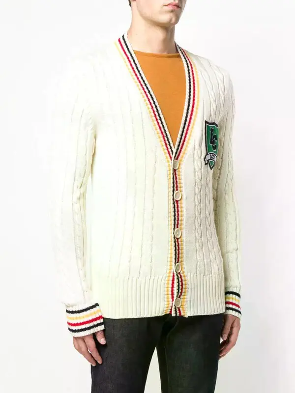 LC23 Varsity-style Cardigan