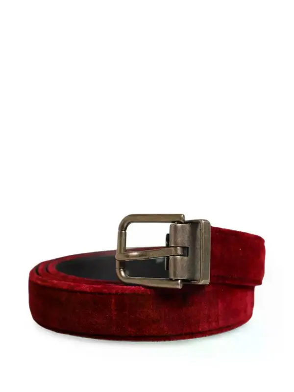 Dolce & Gabbana Velvet Buckle Belt