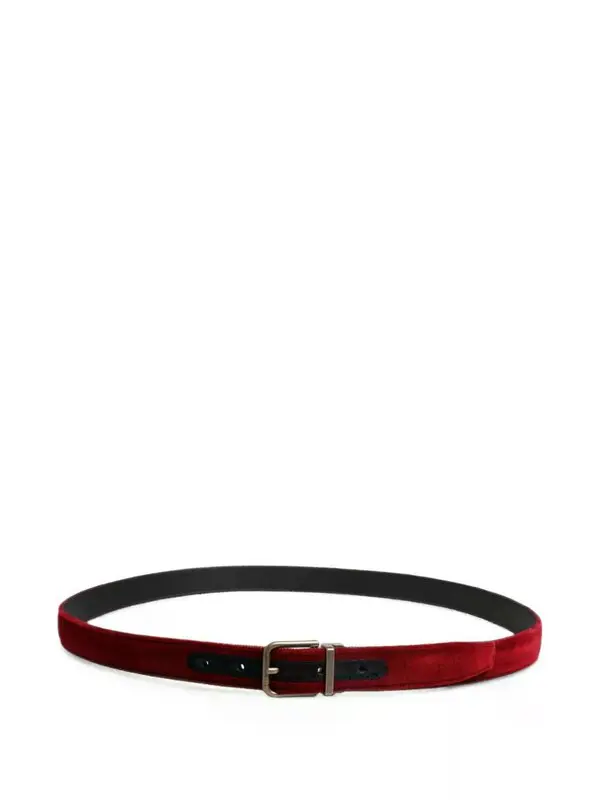 Dolce & Gabbana Velvet Buckle Belt