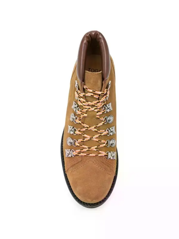 TOGA VIRILIS Suede Hiking Boots - Green