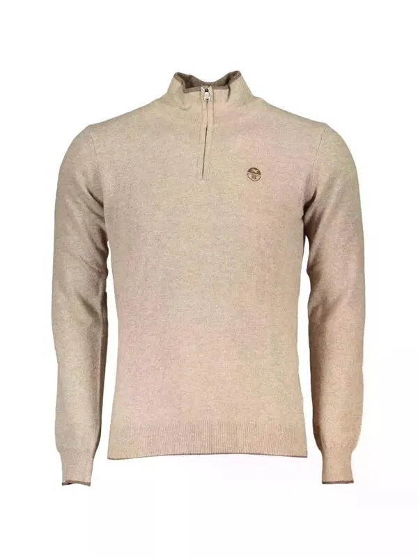 NORTH SAILS Quarter-zip Logo-patch Sweater