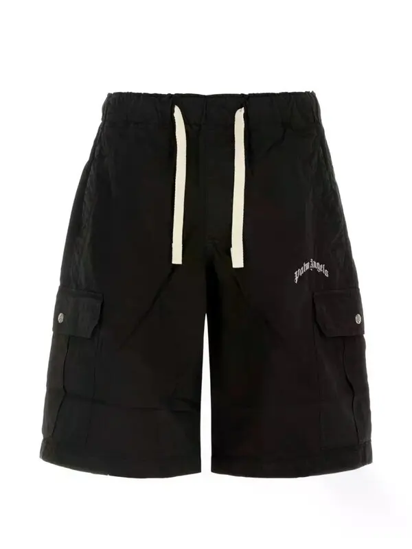 Palm Angels Logo-print Cargo Shorts