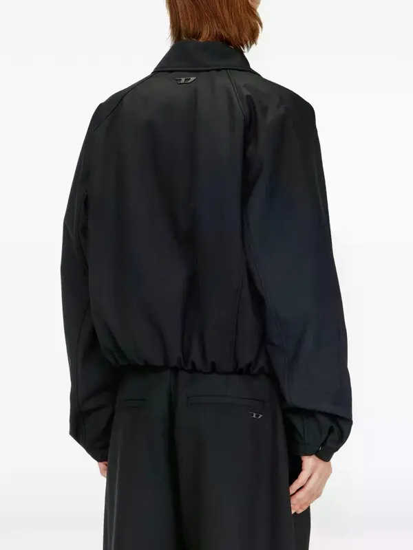 DIESEL® Raglan-sleeve Gathered Bomber Jacket