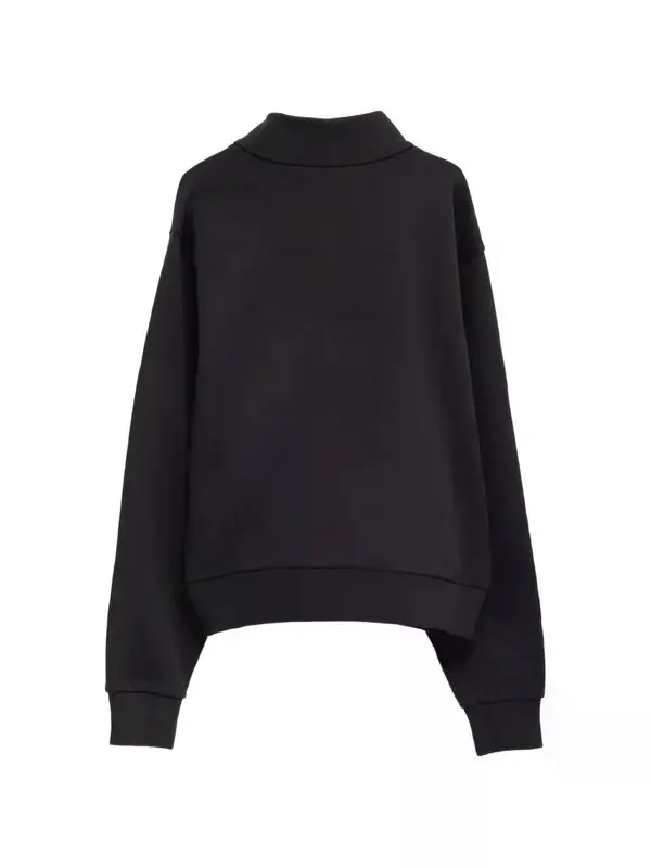 Moncler Logo-patch Quarter-zip Sweatshirt