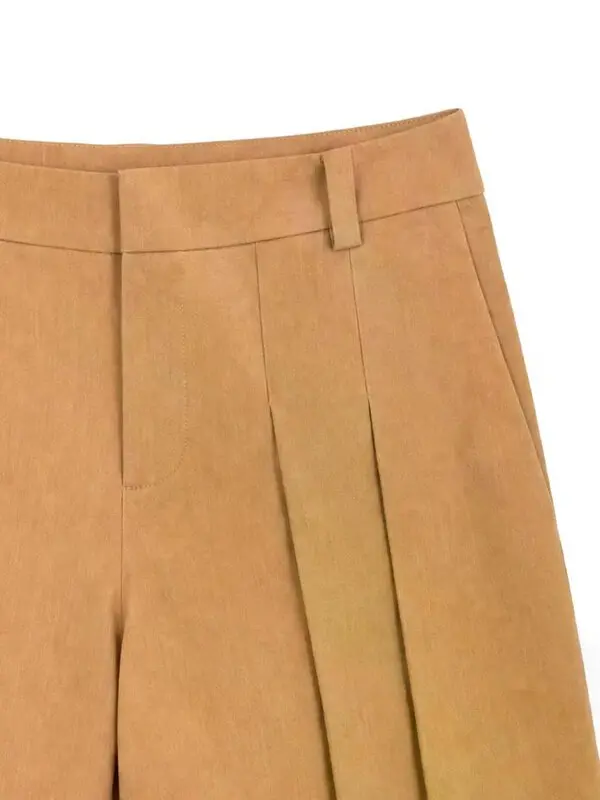 Alice + Olivia Blaire Pleated Tailored Shorts