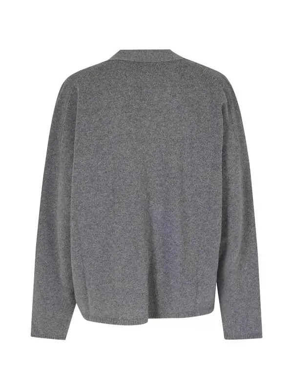 ALYSI Argyle-pattern V-neck Cardigan